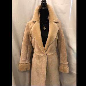 Express | Jackets & Coats | Express Long Leather Coat | Poshmark